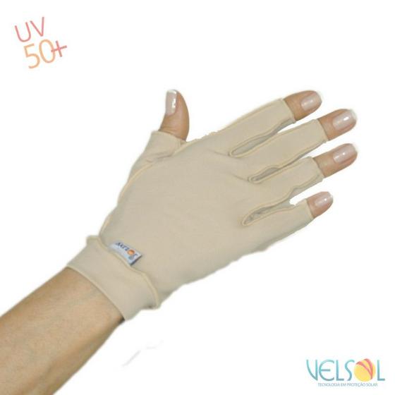 Luva proteção solar curta 005 velsol - Luva Dermatológica com Proteção ...
