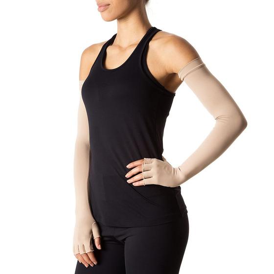 Luva Protetora Do Sol Extra Longa Uv Line M CHOCOLATE - UV - LINE ...