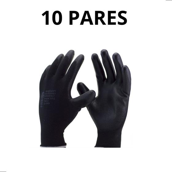 luva pu multitato volk de segurança com pu preta Indústrias automotivas ...