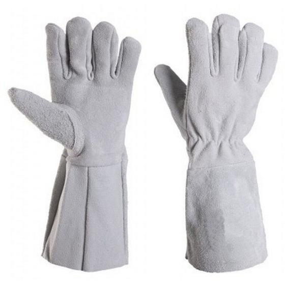 Luva Raspa Protezza Cano Longo 20cm Com Reforco. / Kit Com 10 PR ...