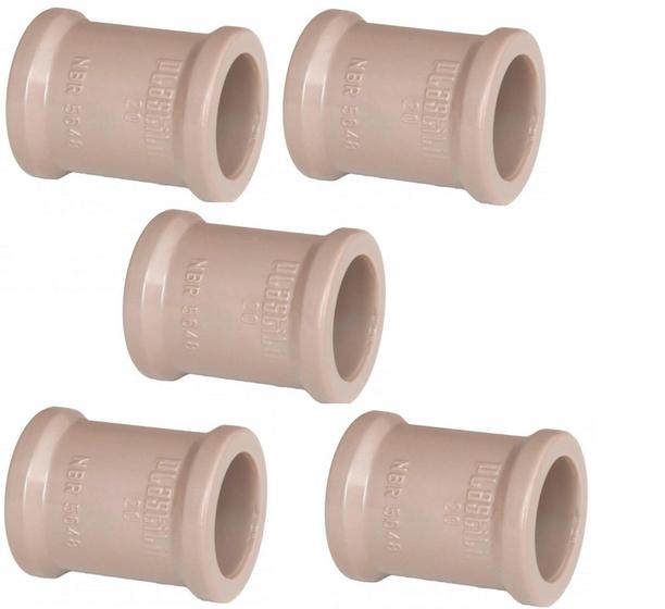 Luva Soldável 25mm Pvc Marrom Plastilit *789* - Conexão Hidráulica Luva ...