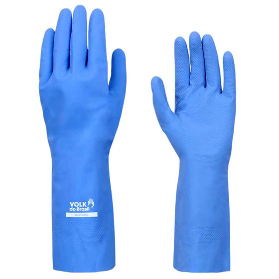 Luva Volk de Pvc de Segurança Azul Epi Resistência Química - Volk do ...