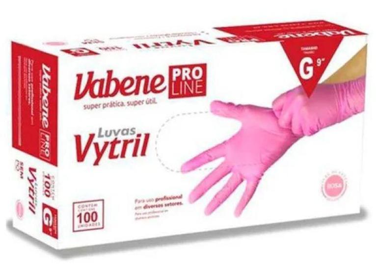 Luva vytril vabene rosa tam g cx c/100und - Acessórios para ...