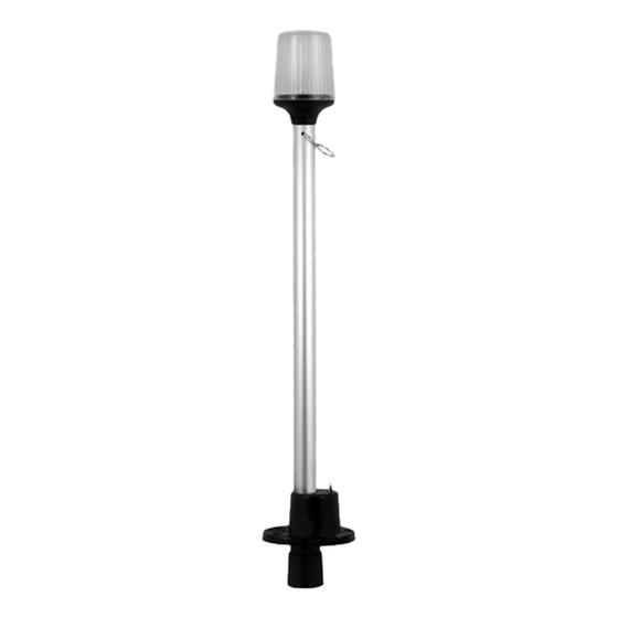 Luz de Alcançado Led 12V Mastro Retrátil e Suporte Bandeira - LUPPI ...