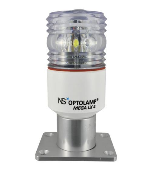 Luz Estrobo P/ Lanchas 4 Em 1 Led Optolamp Mega Lx IV Branco ...