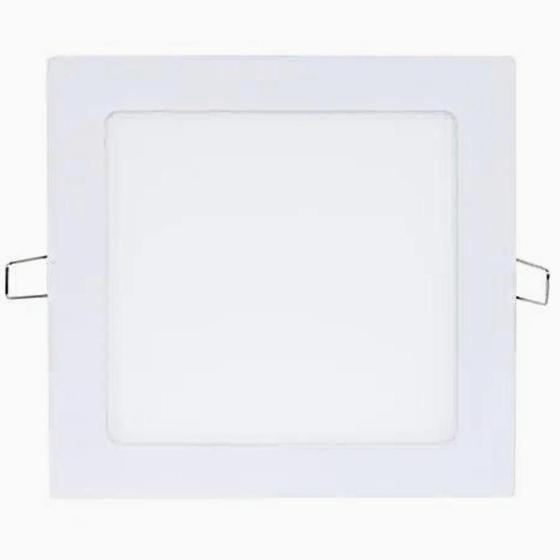 Luz LED Lâmpada Painel Quadrado Embutir Branco Frio 18w - Annly Leds ...