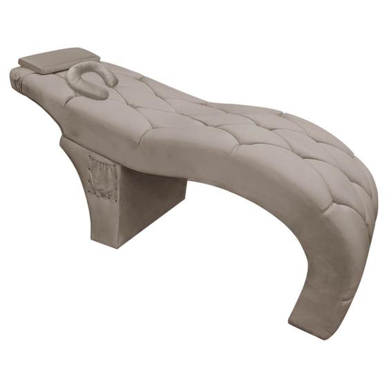 Maca Estética Estofada Para Salão Design de Sobrancelhas Soft Veludo ...