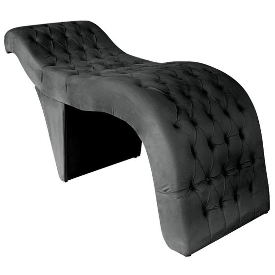 Maca Luxo Capitonê Estética Cílios Sobrancelha Lash Tendência Preto ...