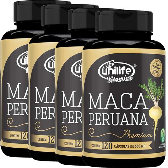 Maca Premium Unilife 480 Capsulas - Maca Peruana - Magazine Luiza
