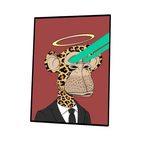 Macaco Engraçado Aburrido Macaco Arte Decoração De Parede Impressões E ...