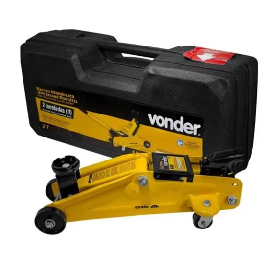 Macaco Hidráulico Tipo Jacaré Portátil Capacidade de até 2T com Rodas e ...