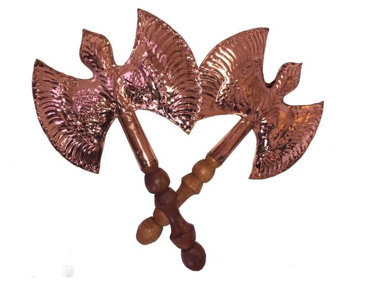 Machado Duplo De Cobre Orixá Xango Sango Umbanda E Candomblé - Oba Ogun ...