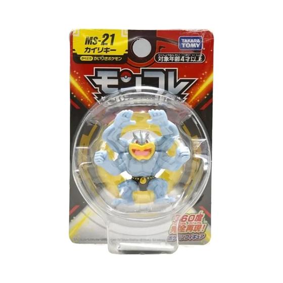 Machamp Pokémon Figura 5cm PVC Modelo TOMY MS-21 Brinquedo De Ação ...