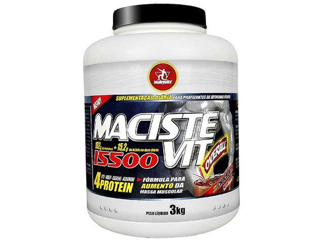 Maciste Vit Overall 15.500 3Kg Chocolate - MidWayLabs - Hipercalórico ...