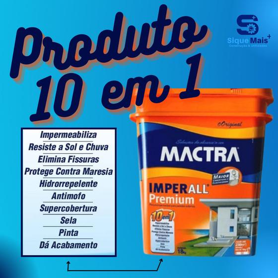 Mactra Imperall 18 Litros - 10 em 1 - Produto Premium - Tinta ...