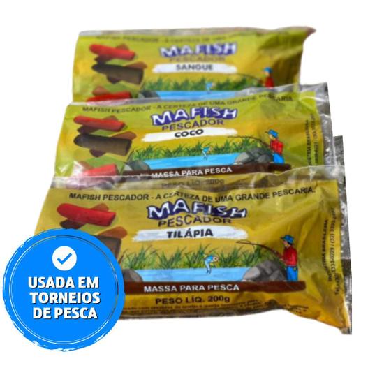 Mafish Massa de Pesca Usada em Torneios Fedidinha 200g Envio em 24h ...