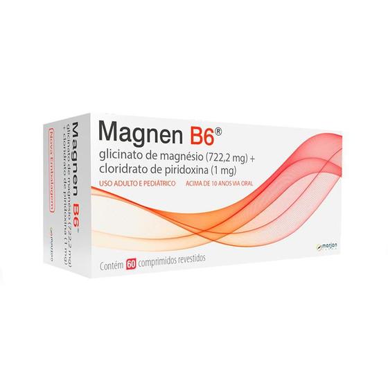 Magnen B6 60 Comprimidos Revestidos - Medicamentos - Magazine Luiza