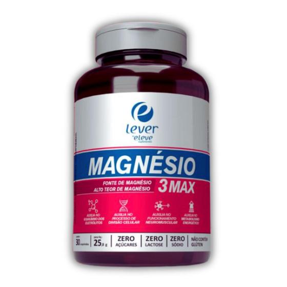 Magnésio 3 Max - Blend Completo De Magnésio - Eleve Suplementos - BCAA - Magazine Luiza