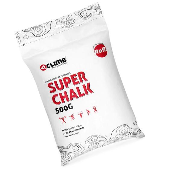 Magnésio em pó 4climb Super Chalk 500g - Extra Fino (Refil) - Cloreto ...