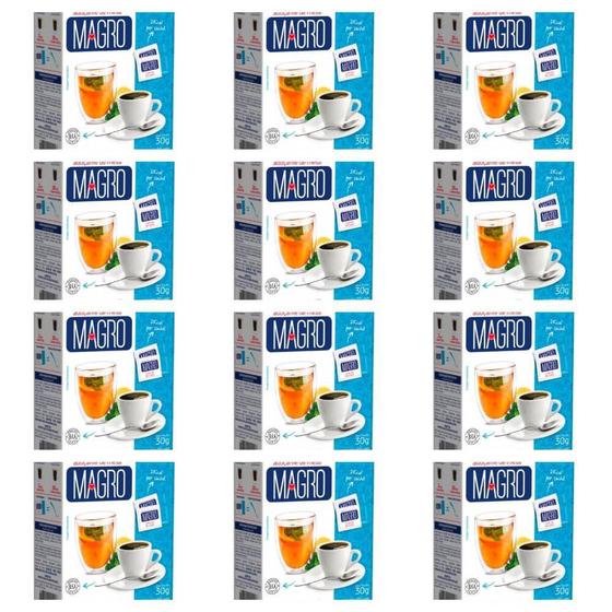 Magro Light Adoçante Sachê 6g C/50 (Kit C/12) - Adoçante - Magazine Luiza