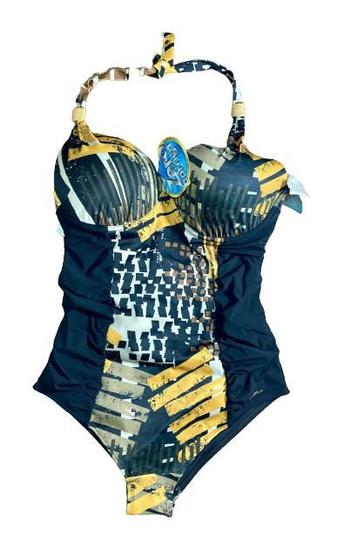 Maiô Com Bojo Zero Barriga Estampado Banho de Mar Ref 601564 - Maiô ...