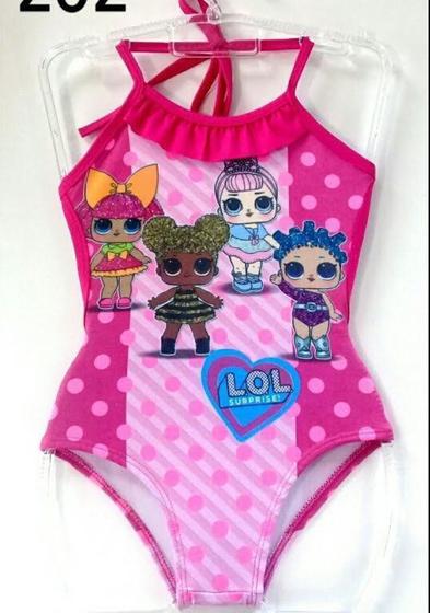 Maiô infantil meninas personagens moda praia - Kids - Maiô Infantil ...