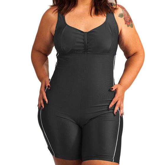 Maiô Macaquinho Plus Size Hidroginástica/ Natação - Kosh - Maiô ...