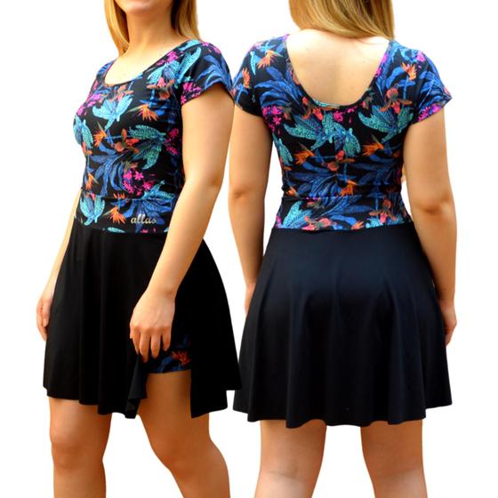 Maiô Macaquinho + Saída de Praia Uv50+ Moda Praia Evangélica ...