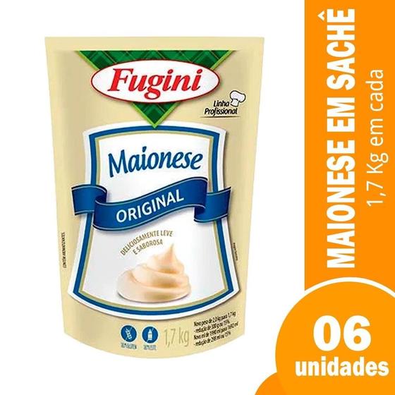 Maionese fugini sache 6x1,7kg - Molho de Tomate - Magazine Luiza