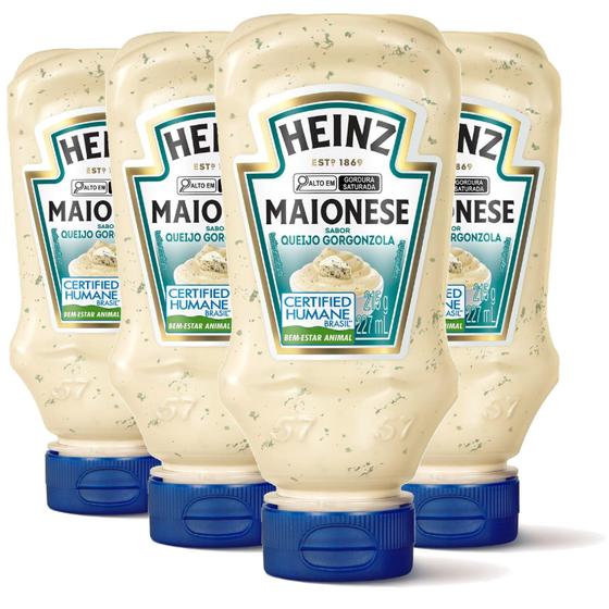 Maionese Heinz Sabor Gorgonzola 215g (4 unidades) - Maionese - Magazine Luiza