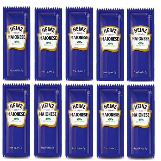 Maionese Heinz Sachês 2 Caixas Com 192 Sachês X7G Cada Caixa - Maionese ...
