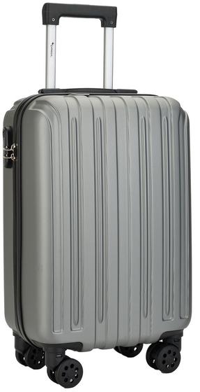 Mala De Bordo 10Kg Viagem 55x35x25 Pequena ABS Rígida Cadeado TSA ...