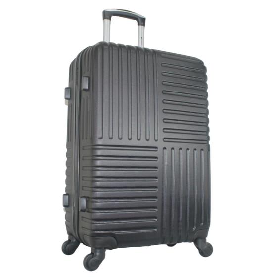 Mala de viagem 23 kg tamanho média em ABS com cadeado rodas com giro ...