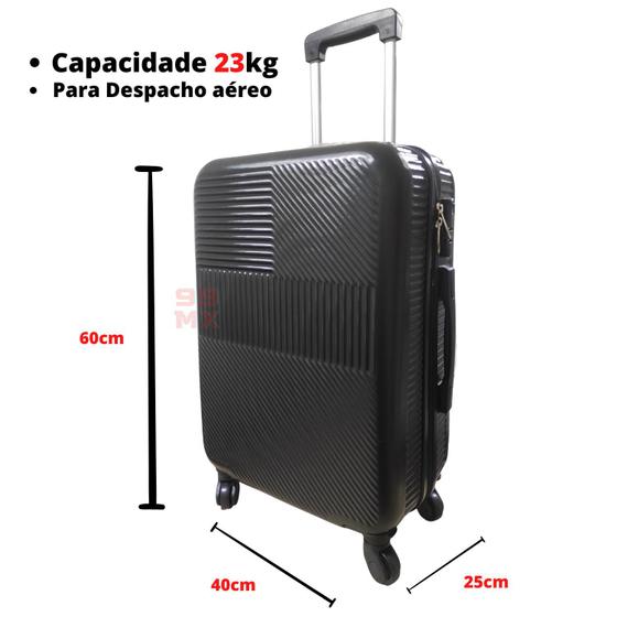 Mala de Viagem Grande e Pequena 10kg e 23kg Tamanhos PP/P/M/G/GG com ...