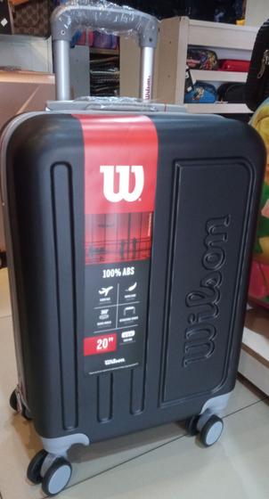 Mala de viagem WILSON media 23kg com expansor e cadeado preta - Mala ...