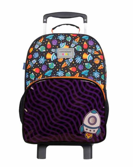 Mala Escolar G com rodinhas Container Kids Space - DERMIWIL - Mala ...