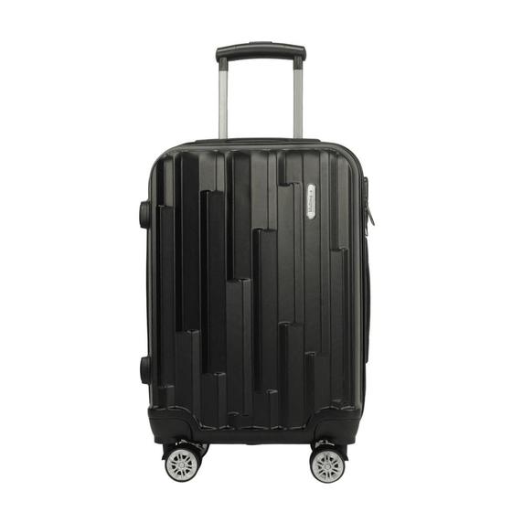 Mala Pequena de Bordo 10Kg Rígida Rodas Giro 360º Multmaxx Preta - Mala ...