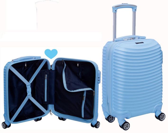 Mala Viagem De Bordo Pequena 10Kg De Mão Medidas Anac 55x35x25 Avião ...