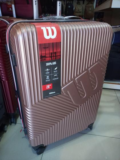 Mala WILSON rosê de bordo capacidade 10kg com cadeado embutido - Mala ...