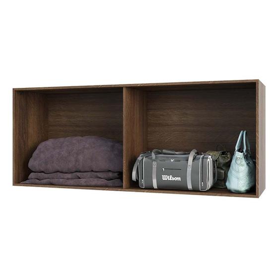 Maleiro Guarda Roupa Aberto Ponte Casal 145cm Prime Plus Luciane Móveis ...