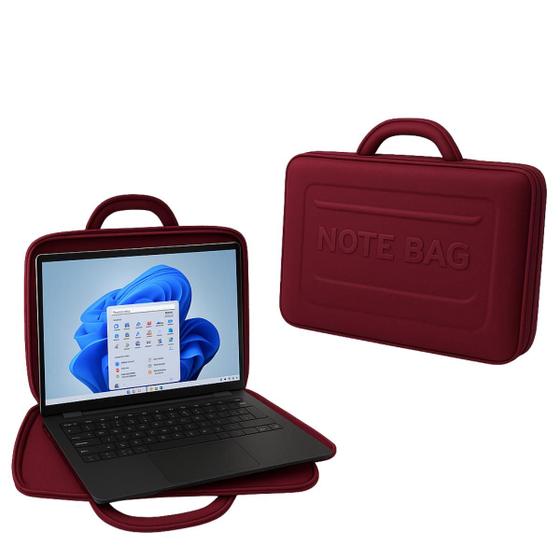 Maleta Capa Case Pasta Funcional Rígida Para Notebook Livros ...