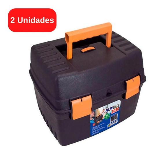 Maleta De Ferramentas Kit 2 Maletas Grandes Com Trava e Alça - ARQPLAST ...