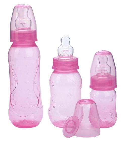 Mamadeiras Kuka Aquarela 3 unidades Bico Silicone Torto Macio - Mamadeira - Magazine Luiza