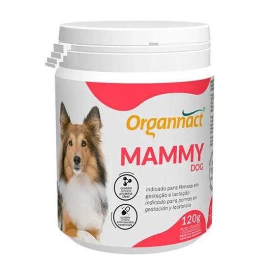 Mammy Dog 120g Suplemento Cães Fêmea Prenha Organnact - Vitaminas e ...