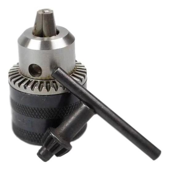 Mandril com chave para furadeira rosca 3/8 profissional - HTOM HANSATECNICA - Mandril - Magazine ...