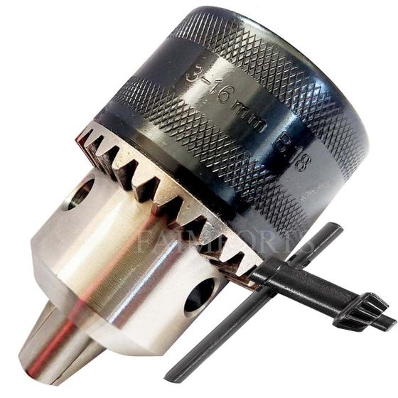 Mandril para Furadeira Bancada Torno Compativel Bosch Makita - MTXFERRAMNETAS - Mandril ...