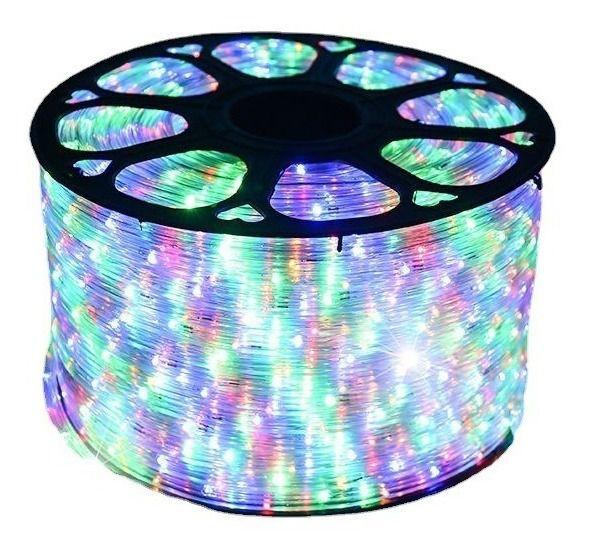Mangueira de LED Prova d Agua 100 Metros Com 5 Fontes - LuaTek ...