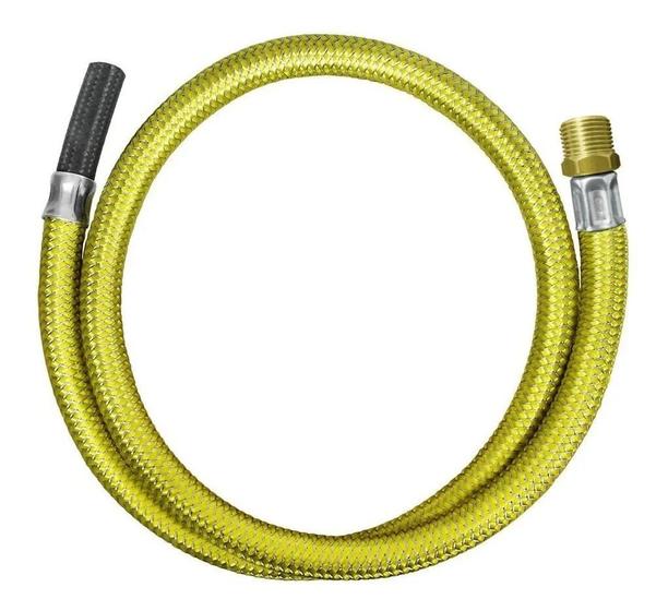 Mangueira gás roco metal flexivel 1,5m conexao rosca macho 1/2"(m) x 3/ ...