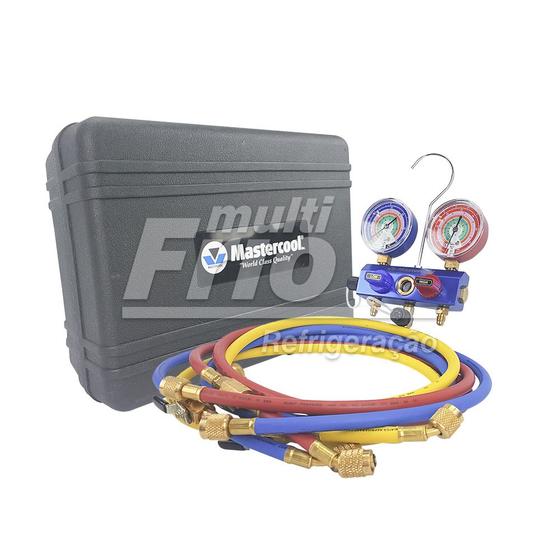 Manifold Mastercool de Alumínio P/ Gás R410A Com Registro Bola ...