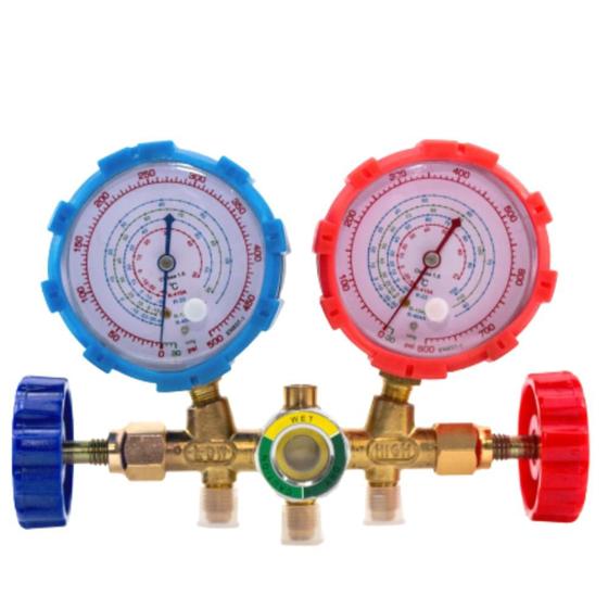 Manifold R410a R404a R407c R22 Kit mangueira - ECOTOOLS - Manômetro ...